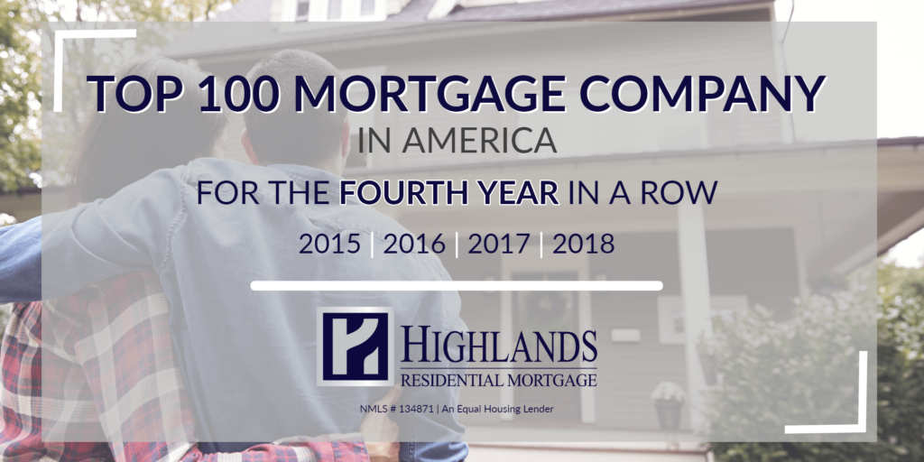 Highlands Residential Mortgage Recognized By Mortgage Executive ...